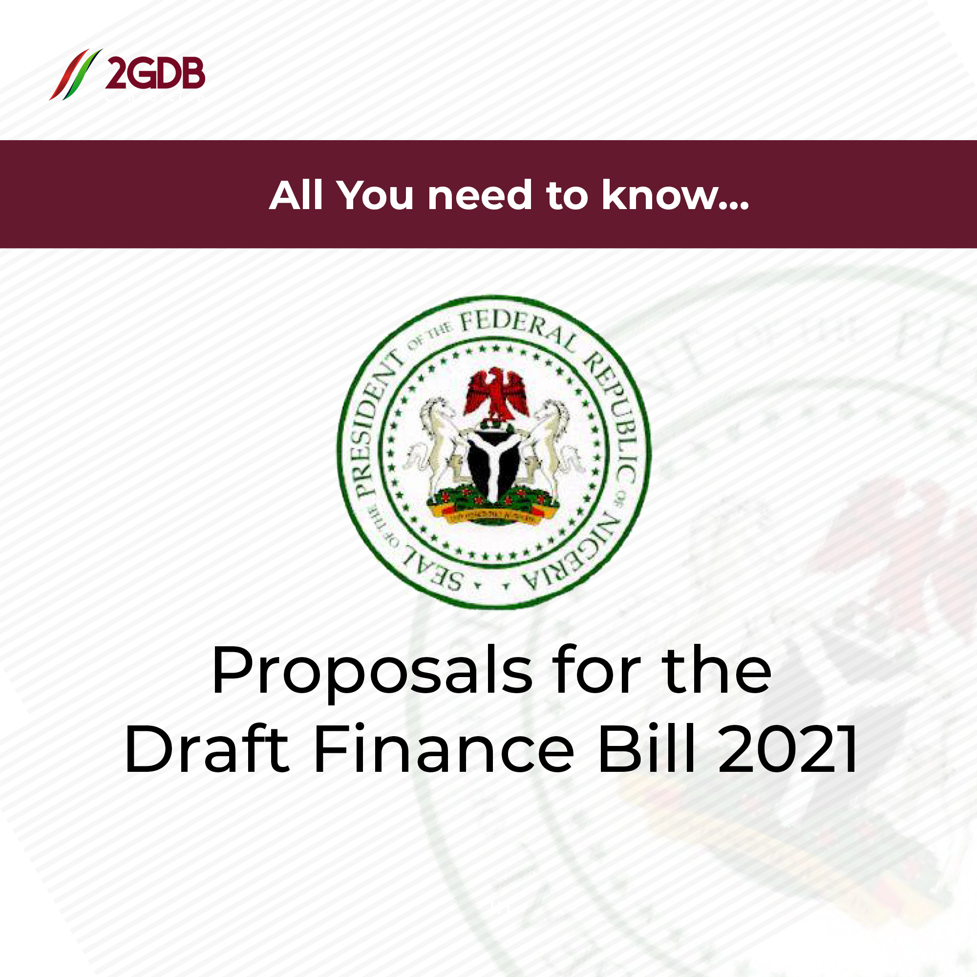Proposal for the Draft Finance bill 2021 - 2GDB Consulting